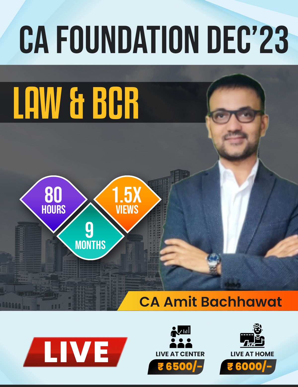 CA Foundation Law Live Batch Dec'23 | Navin Classes